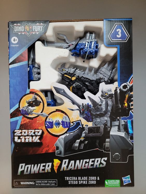 Power Rangers Tricera Blade Zord& Stego Spike Zord 3 | Kaufen auf Ricardo