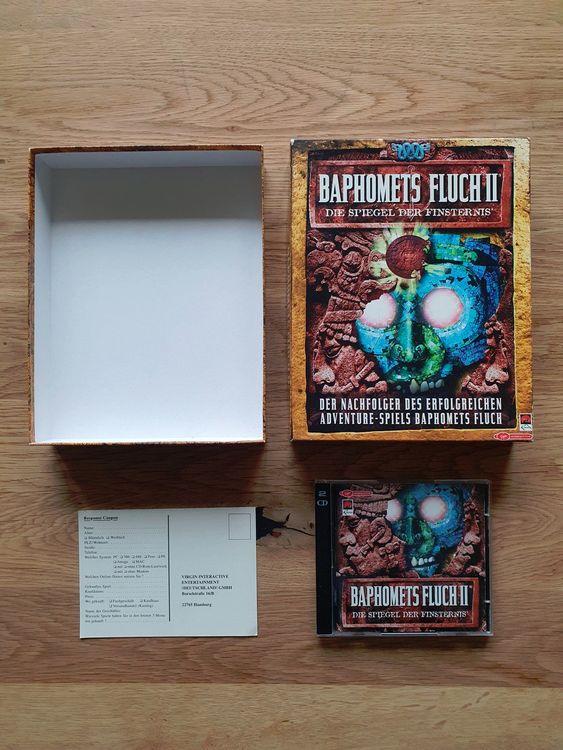 PC Game Baphomets Fluch 2 (1997) Big Box (Gebraucht) in Greifensee für ...