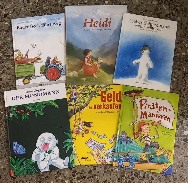 LOT AN 6 *BILDER - BÜCHERN* TIPTOP, /25 x 31CM | Kaufen auf Ricardo