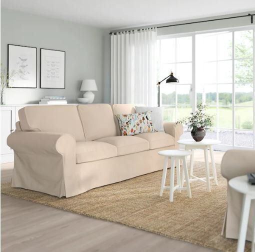 IKEA Ektorp 3er Sofa weiss (Gebraucht) in Luzern für CHF 119 – mit Lieferung auf Ricardo kaufen