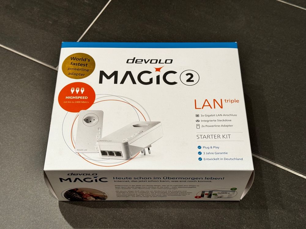 Devolo Magic 2 LAN Triple Starter Kit mit Garantie (Gebraucht) in Dürnten für CHF 73 – mit ...