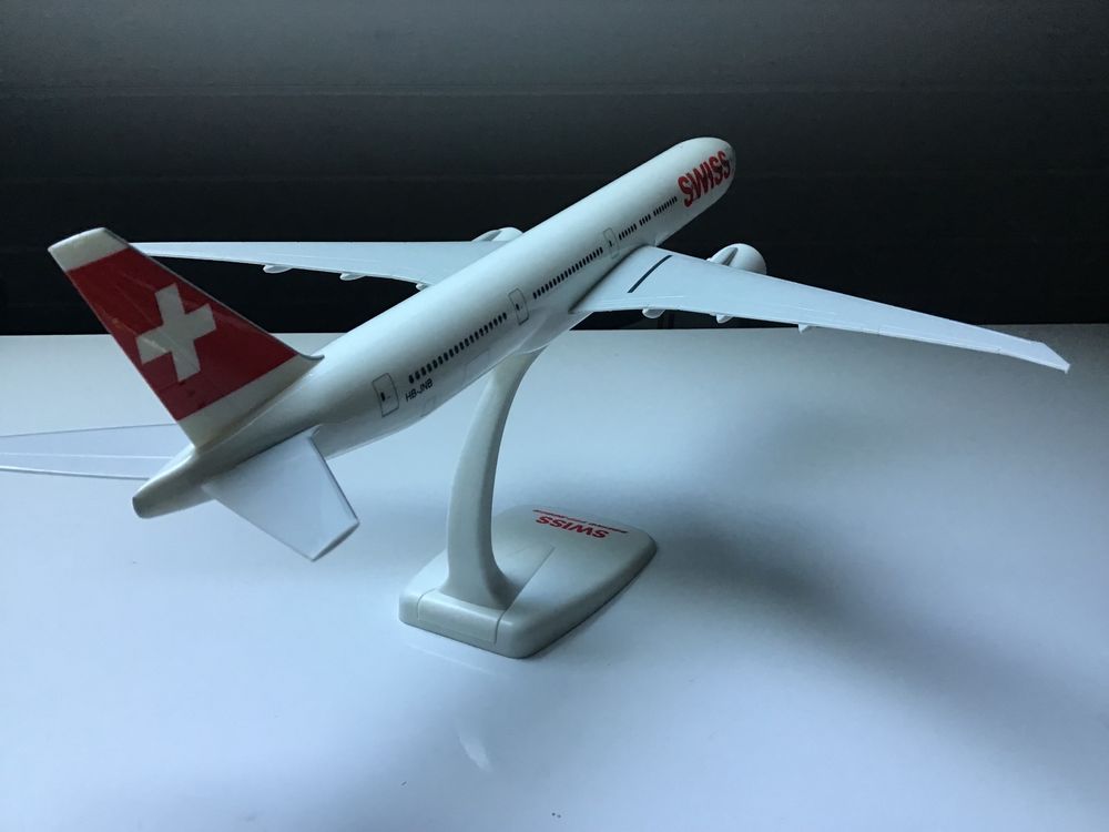 Flugzeugmodelle "EDELWEISS AIRBUS A340/SWISS BOEING 777" | Kaufen auf ...