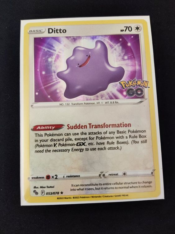 Ditto ENG - Pokémon Go Set | Kaufen auf Ricardo