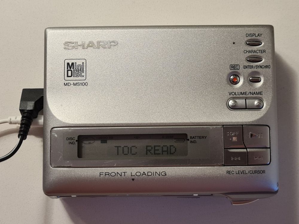 Vintage SHARP Mini Disc MD-MS100 Player und 20 Minidisc (Gebraucht) in ...