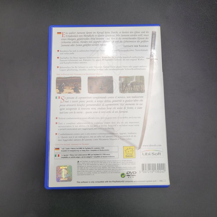 Sword of the Samurai PS2 (Gebraucht) in Domat/Ems für CHF 9.9 – mit ...