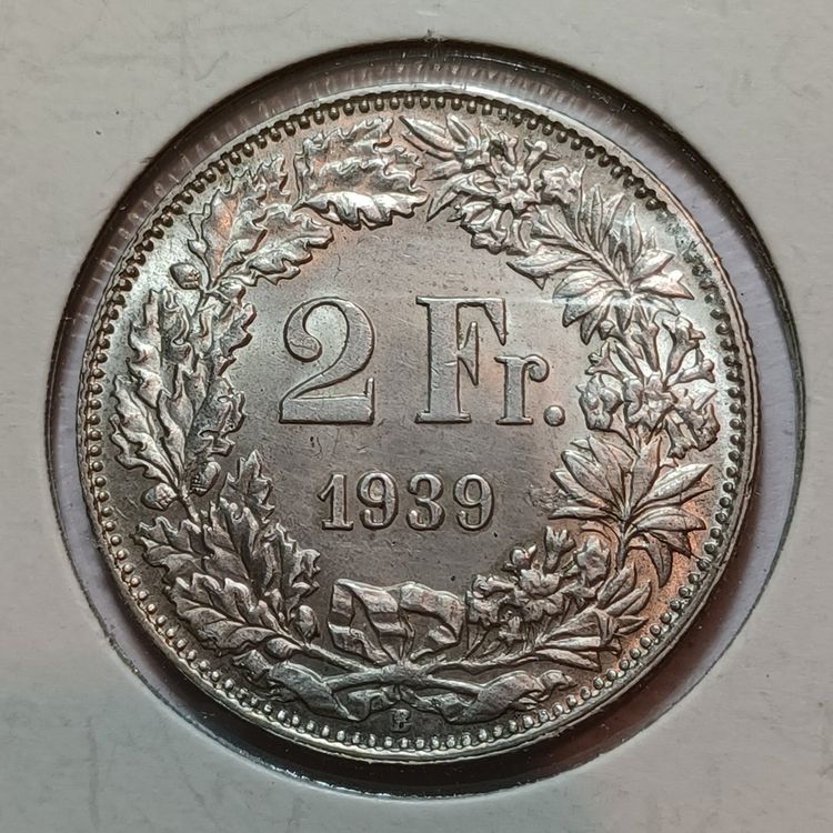 2 Franken 1939 unz-stgl (Gebraucht) in Pfäffikon ZH für CHF 20 – mit Lieferung auf Ricardo kaufen