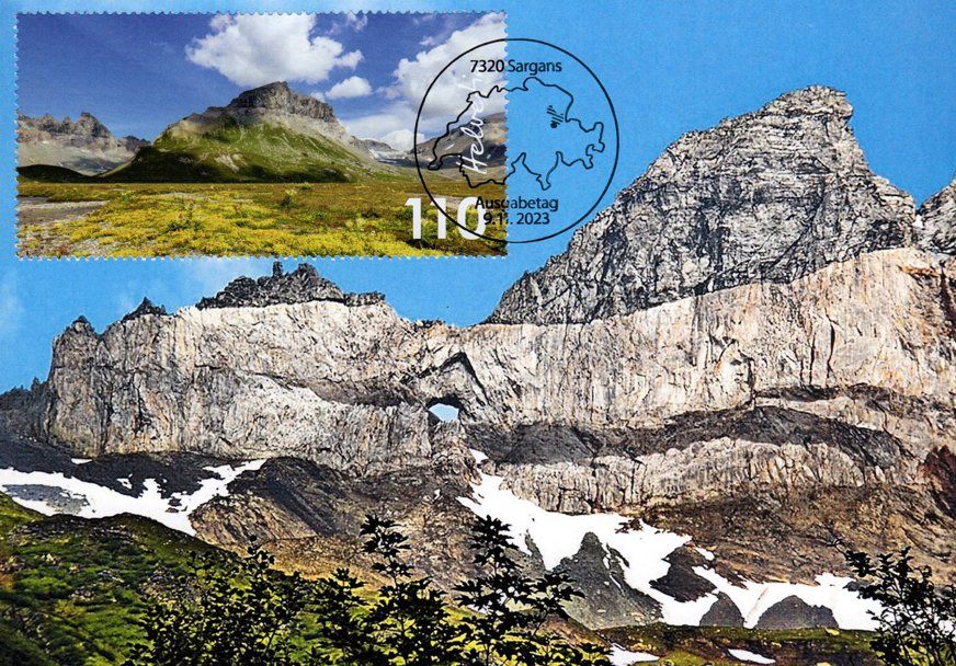 Maximumkarte Textonikarena Sardona - Martinsloch Elm (Neu (gemäss Beschreibung)) in Dottikon für ...