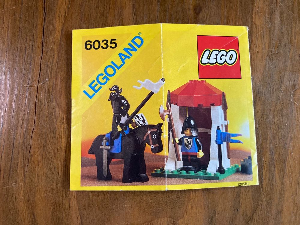 LEGO 6035 Castle-Guard von 1987 - Originalanleitung | Kaufen auf Ricardo