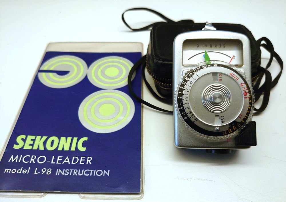 Sekonic Micro-Leader L-98 Belichtungsmesser mit Etui! Top (Gebraucht ...