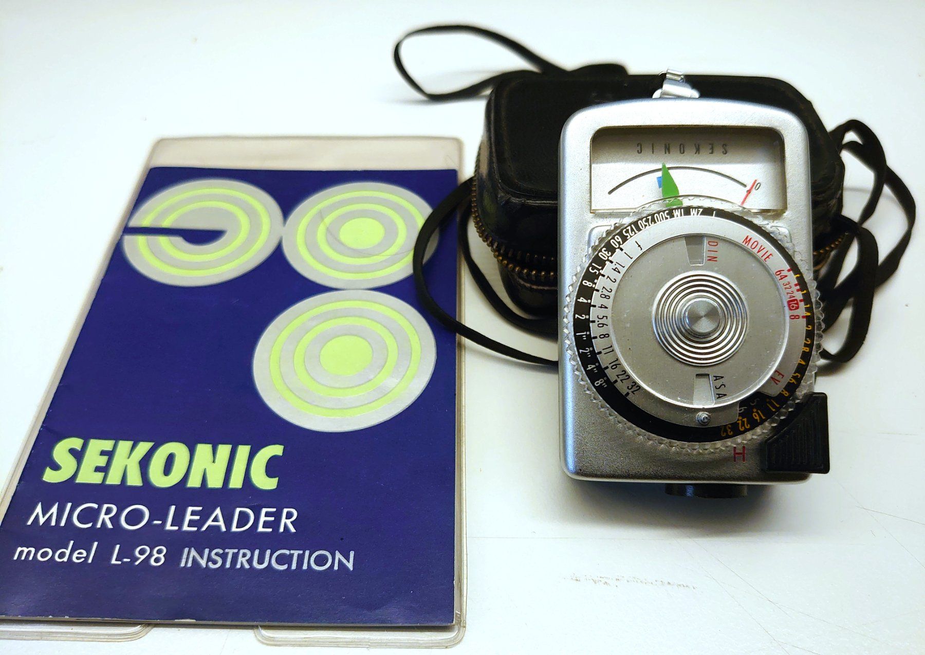 Sekonic Micro-Leader L-98 Belichtungsmesser mit Etui! Top (Gebraucht ...