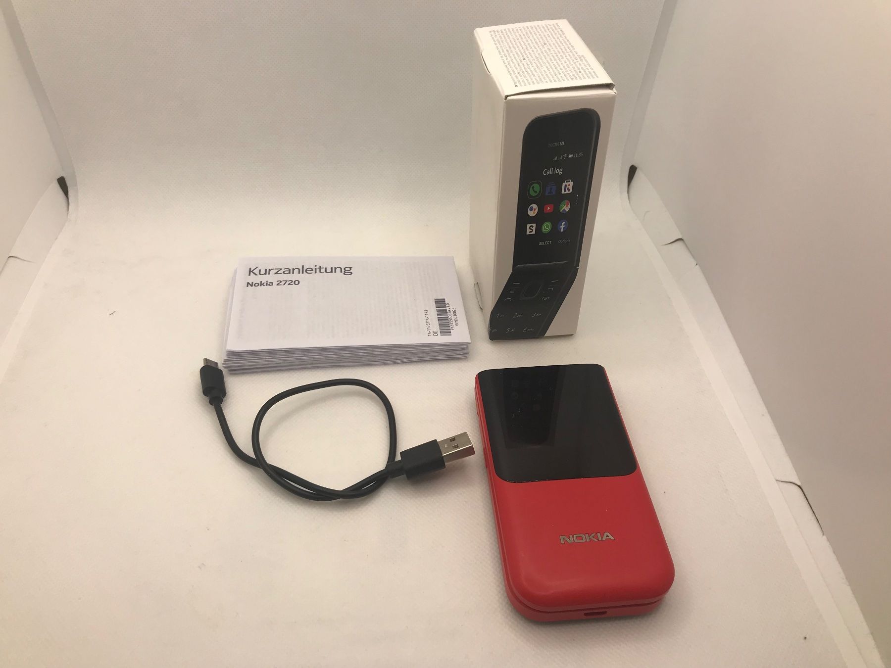 Nokia 2720 Flip, rot Dual SIM, no lock (Gebraucht) in Niederteufen für ...