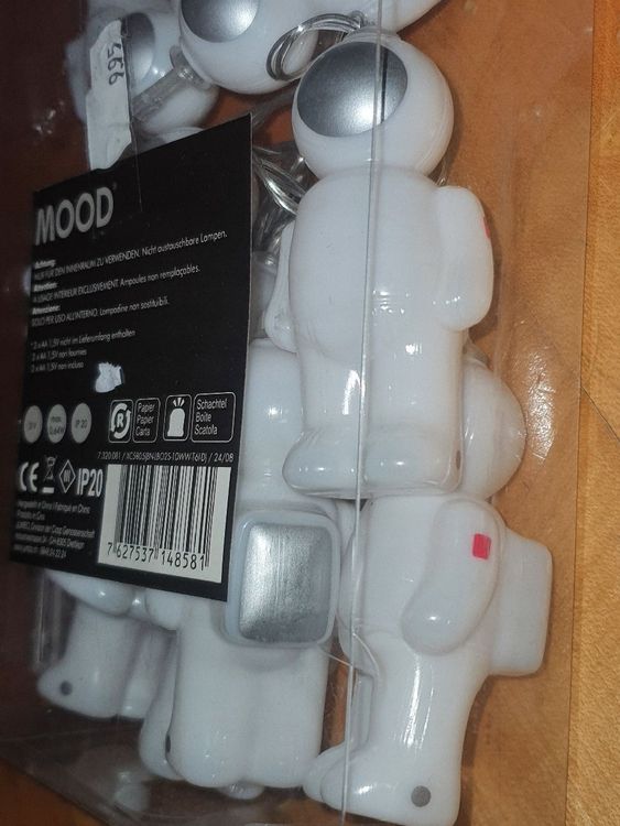 Lichterkette, Astronaut, Nasa mood, weltall, universum, LED (Neu und ...