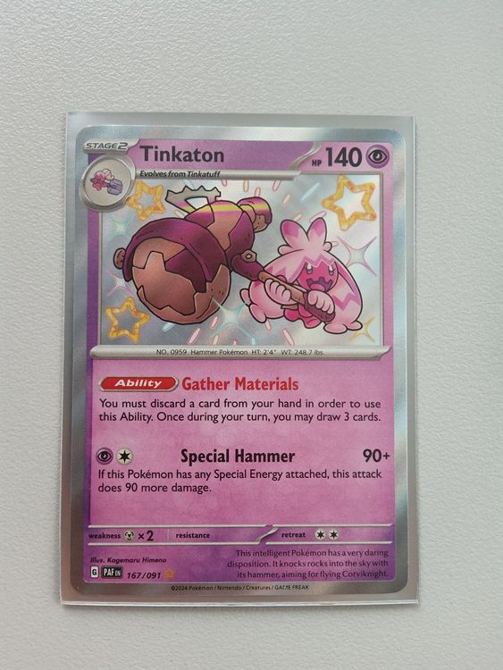 Tinkaton Shiny - Paldean Fates (Gebraucht) in Altstätten SG für CHF 3. ...