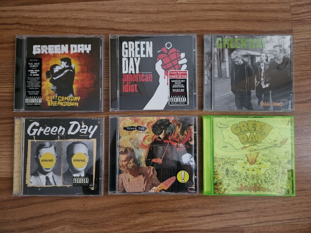 Green Day CD Sammlung (6Stk) | Kaufen auf Ricardo