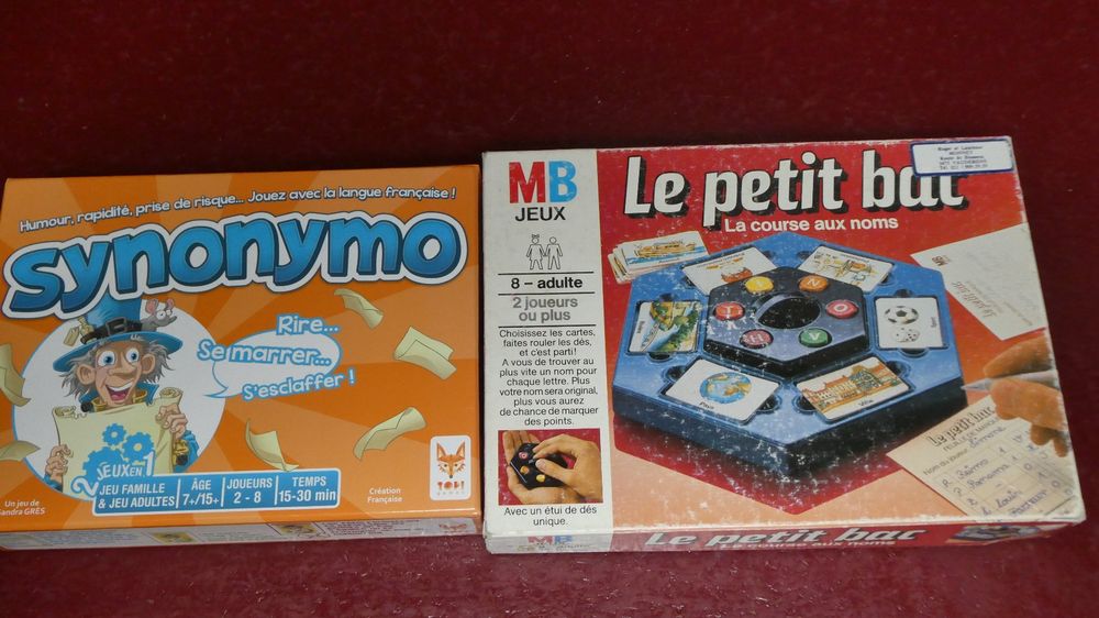2 Jeux : Petit Bac et Synonymo (Gebraucht) in Vauderens für CHF 4 – mit ...
