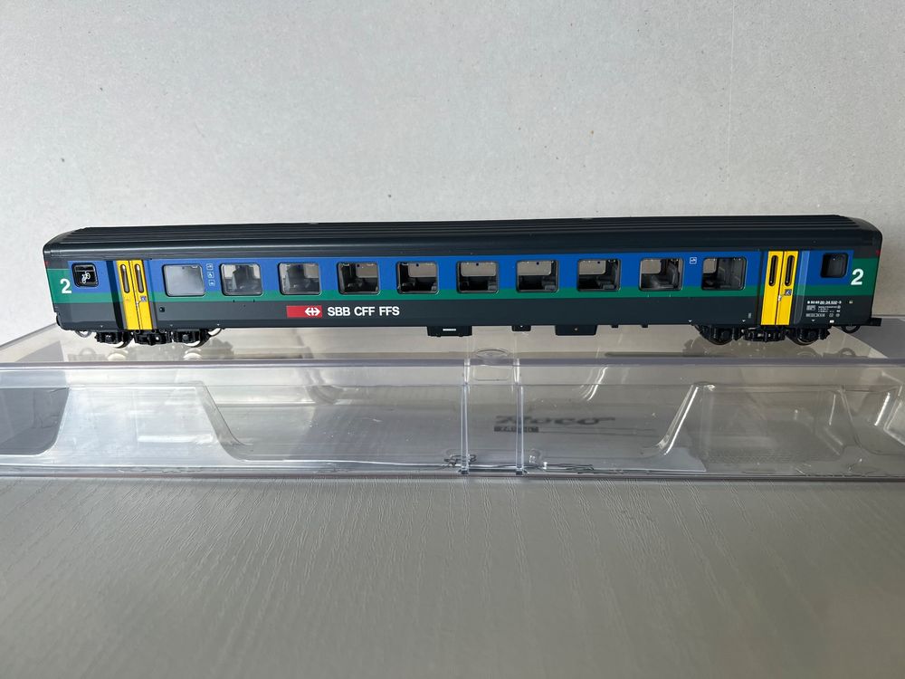 Roco 74566 - SBB - Schnellzugwagen EW II 2. Klasse "Papagei" (Gebraucht) in Mettmenstetten für ...