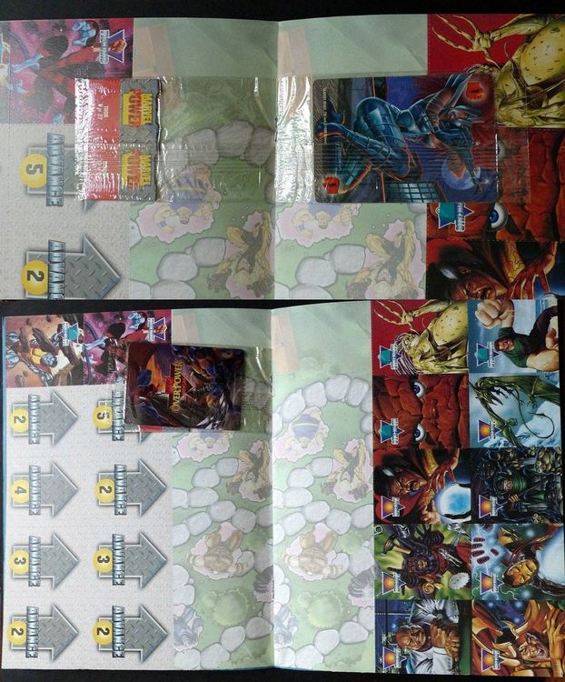 SPIDER-MAN + X-MEN WOLVERINE PULL-OUT BOARD GAME COMIC 1996 (Neu (gemäss Beschreibung)) in ...
