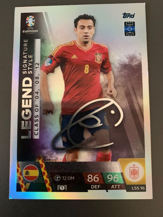 Match Attax Em Xavi Legend Signature Style 2024 | Kaufen auf Ricardo