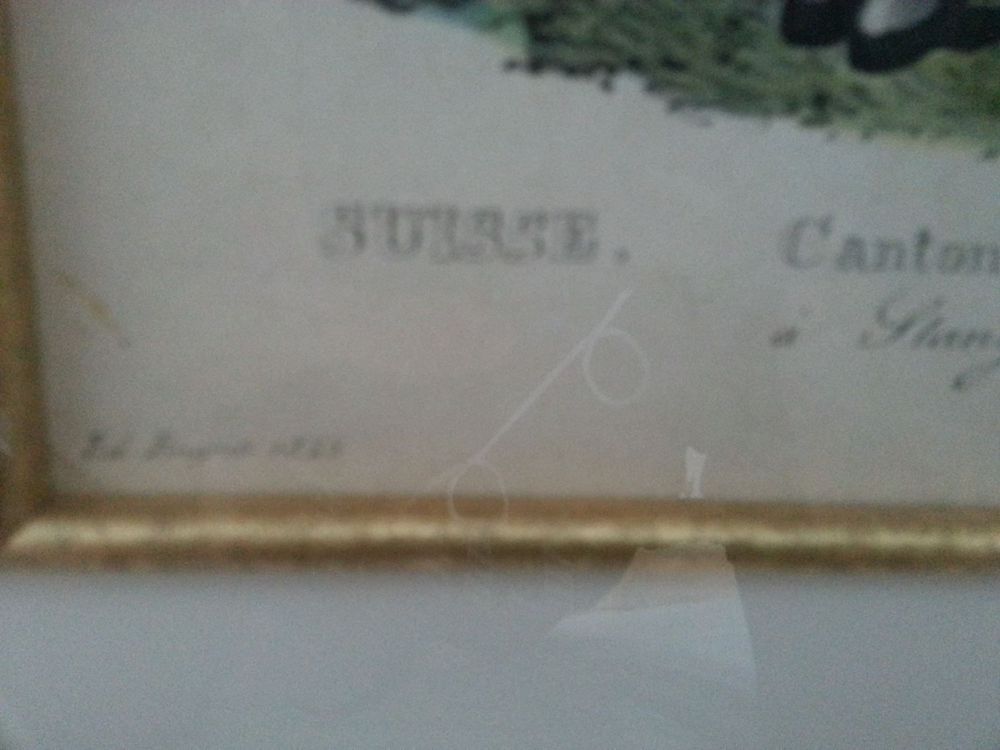 G. Engelmann, Lithographie, Signiert (Neu (gemäss Beschreibung)) in Thalwil für CHF 223 – mit ...