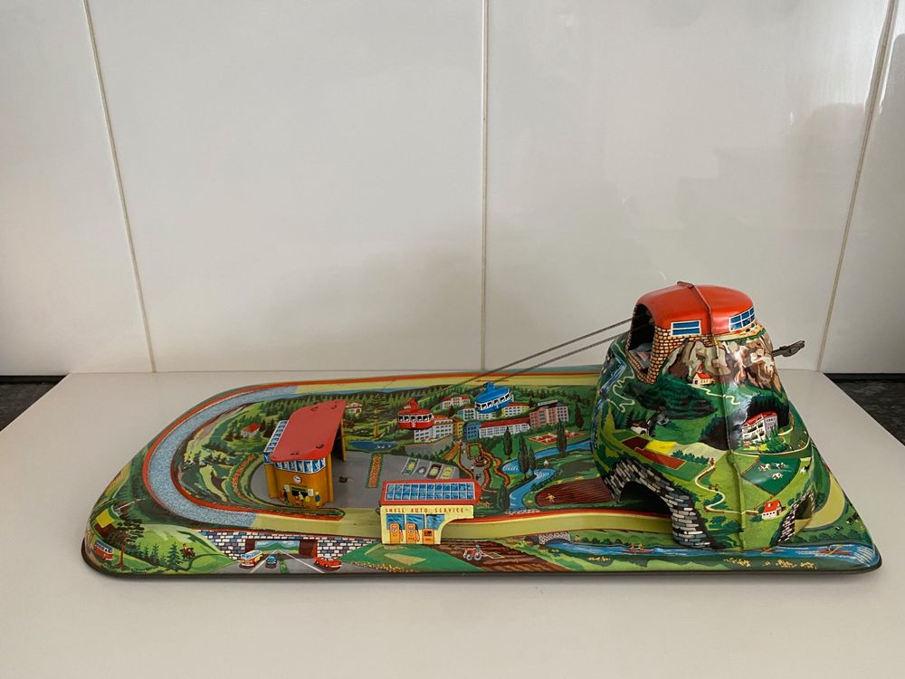 Technofix Cable Car Seilbahn 303 1962 (Nr. 1954) mit 1 Auto (Gebraucht ...