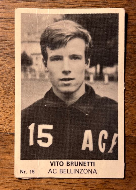 Carte Vito Brunetti 1969 ACB AC Bellinzona (Gebraucht) in Confignon für ...