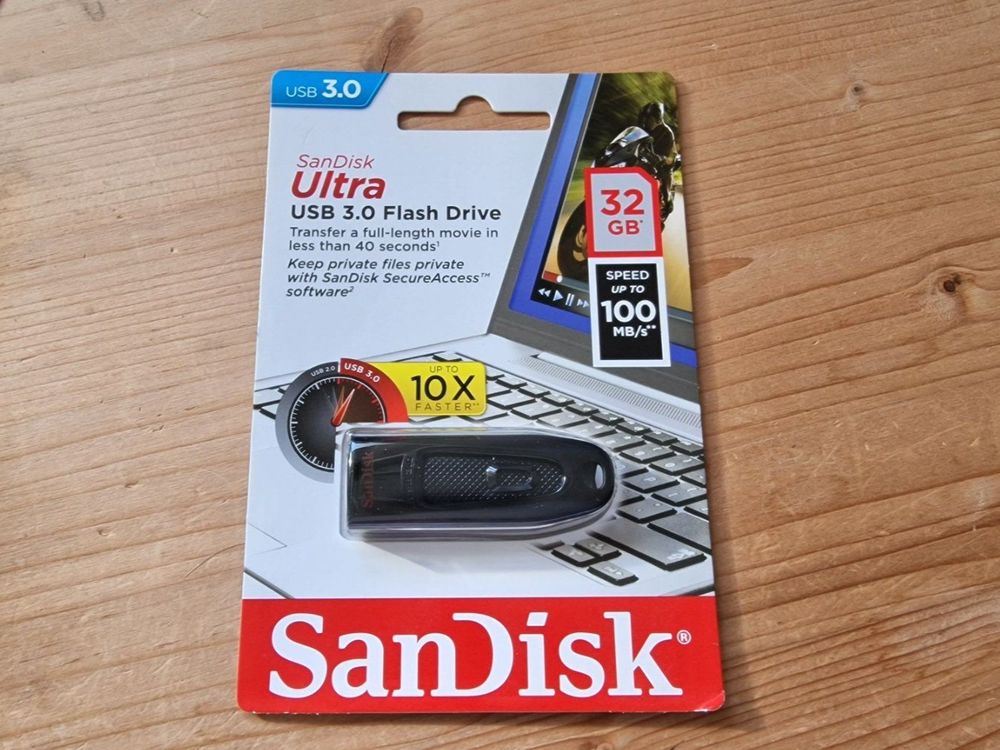 Scan Disk Ultra USB 3.0 Flash Drive 32 GB | Kaufen auf Ricardo