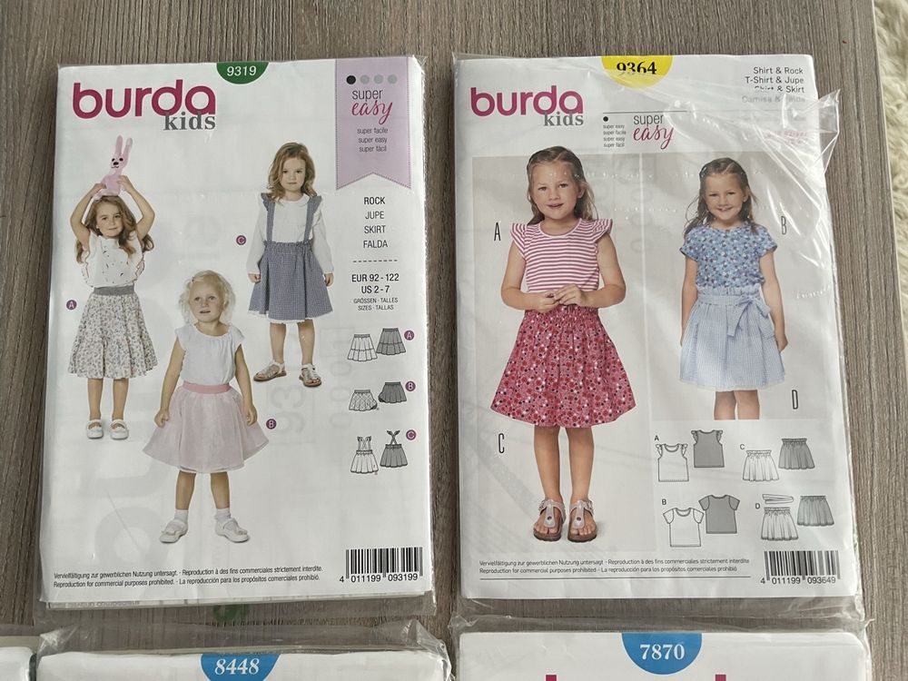 Burda Schnittmuster mädchen röcke (Neu und originalverpackt) in ...