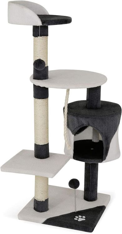 Kratzbaum Katzenbaum Stabiler Kletterbaum Spielhaus Turm 112 (Neu und originalverpackt) in ...