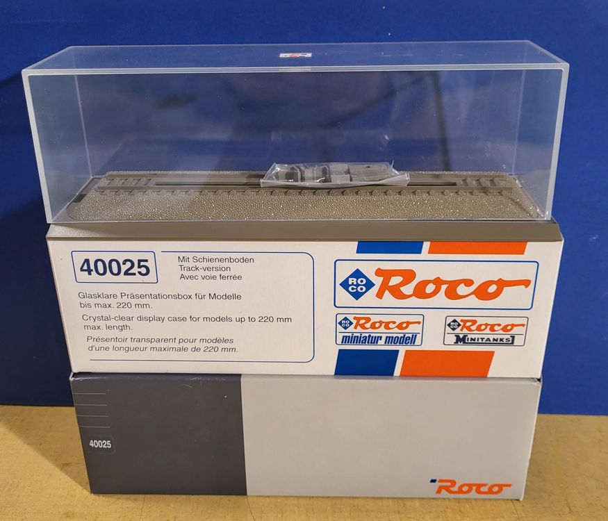 ROCO - 40025 - 2 Stück - GLASKLARE PRÄSENTATIONSBOX - HO (Neu (gemäss ...