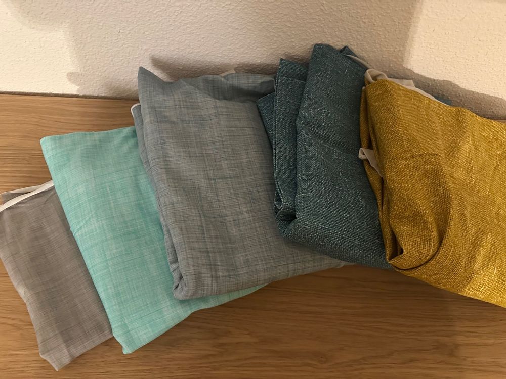 Stoff-Paket (Leinen-Optik, Jersey, Sommersweat, Staghorn) (Neu (gemäss ...