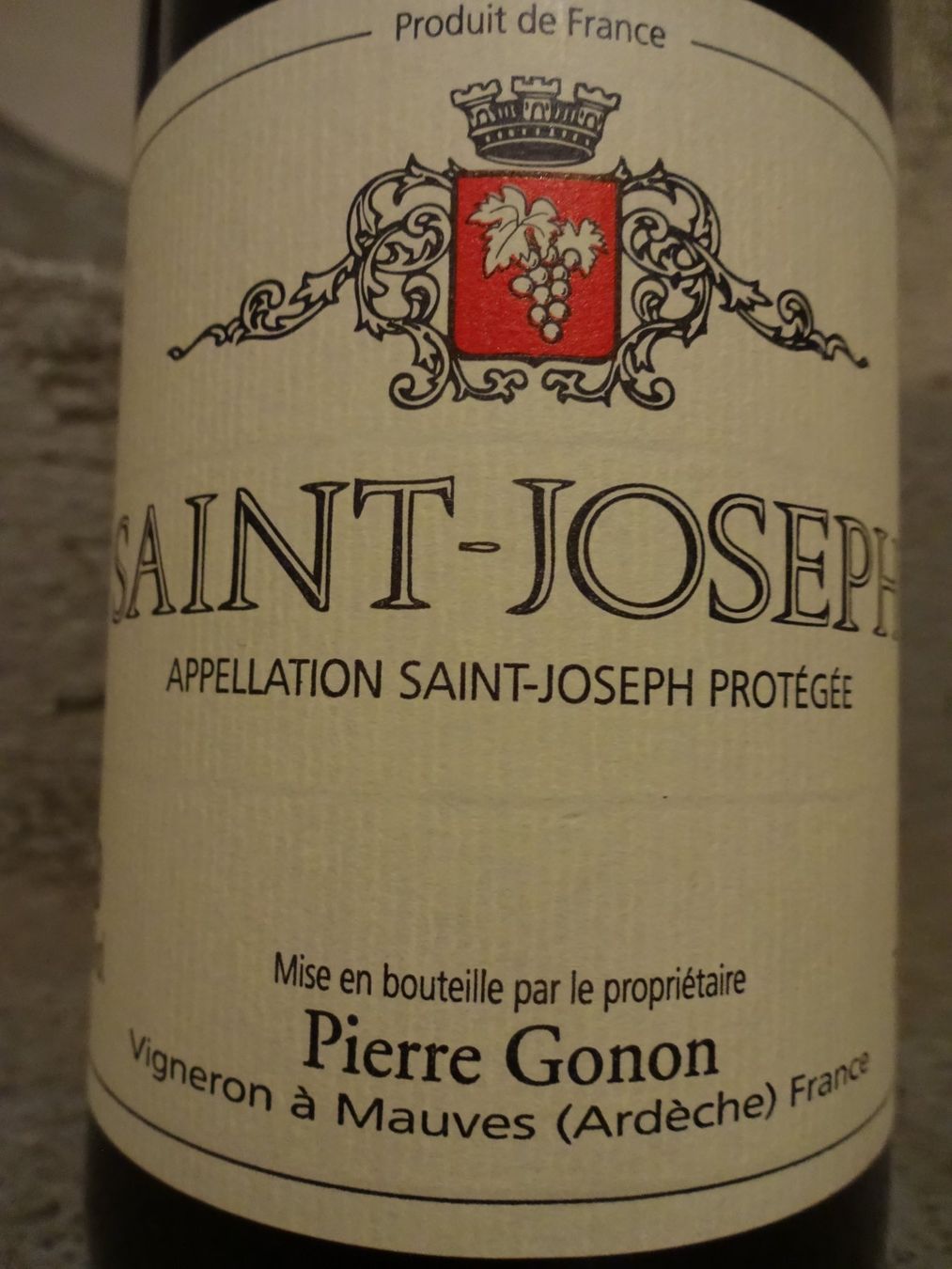 Pierre Gonon "Saint-Joseph" 2011 (D'occasion) à Cham pour CHF 138 ...
