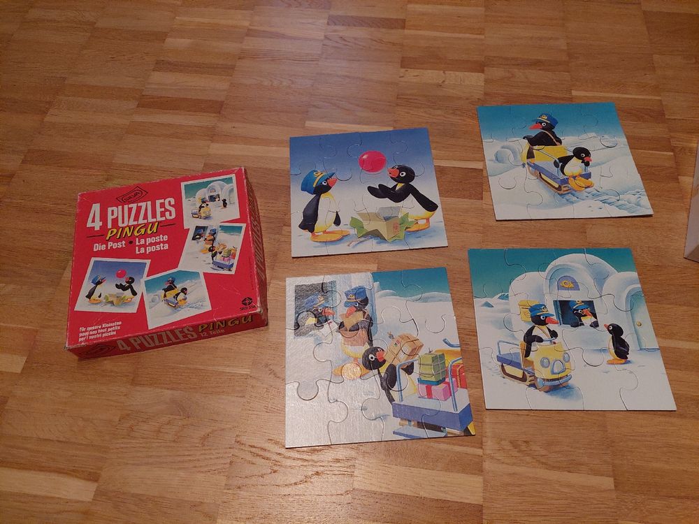 Pingu Puzzle 4er Set | Kaufen auf Ricardo