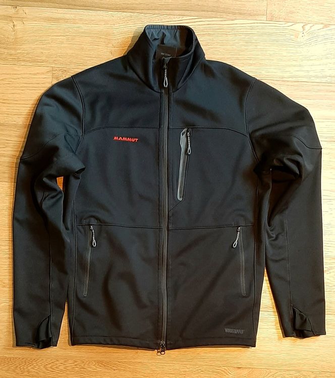 Mammut Soft Shell Windstopper - schwarz/noir - Size = L (Gebraucht) in ...