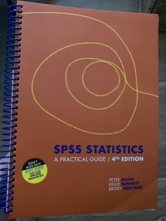 SPSS Statistics a pracitcal guide 4th Edition | Kaufen auf Ricardo