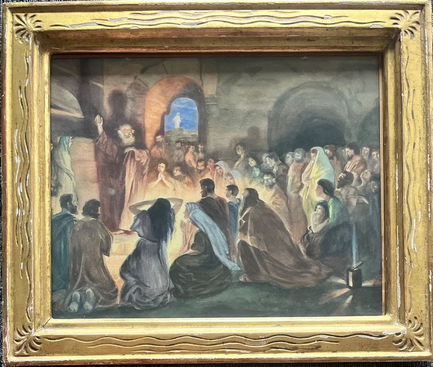 Antike Religiöse Szene Aquarell (Gebraucht) in Root für CHF 5 – mit Lieferung auf Ricardo kaufen