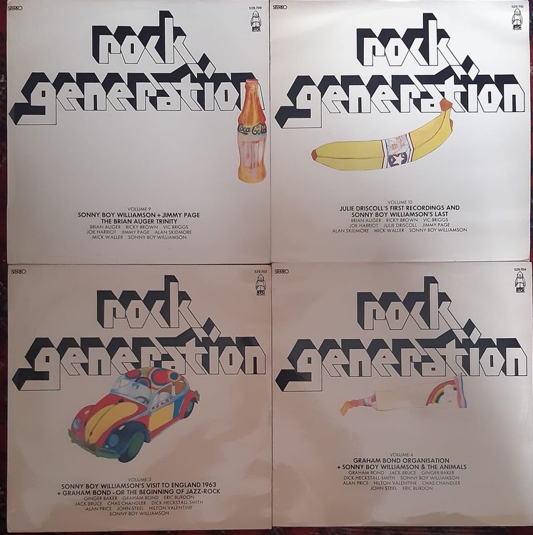 Rock Generation Vol. 3,4,9,10 Diverse Musiker (Gebraucht) in Frick für ...