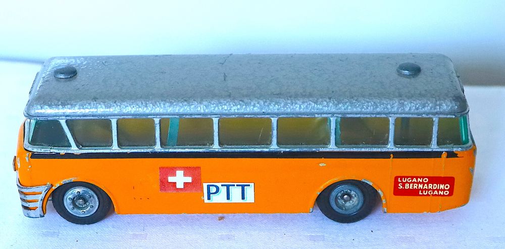 VINTAGE VOLVO BUS TECHNO PTT SCHWEIZ GANZ METALL 1:50 (Gebraucht) in ...