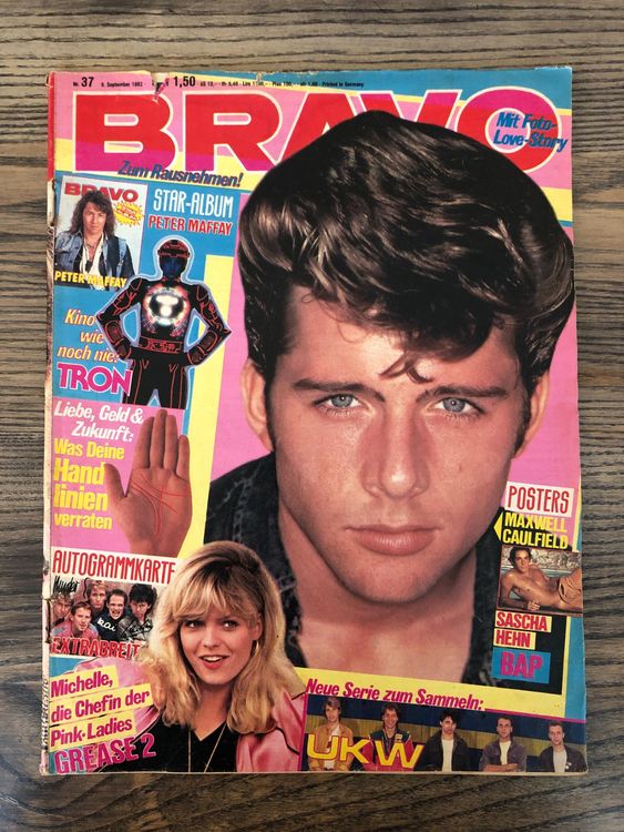 BRAVO Magazin 1982 Maxwell Caulfield M. Pfeiffer P. Maffay (Gebraucht ...