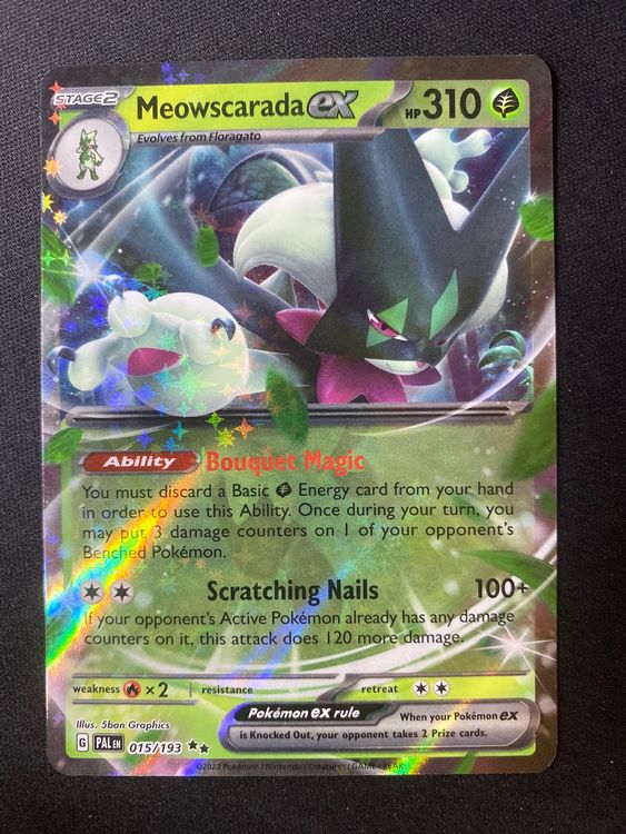 Meowscarada ex 15 - Maskagato ex - Paldea Evolved - EN (Neu (gemäss ...