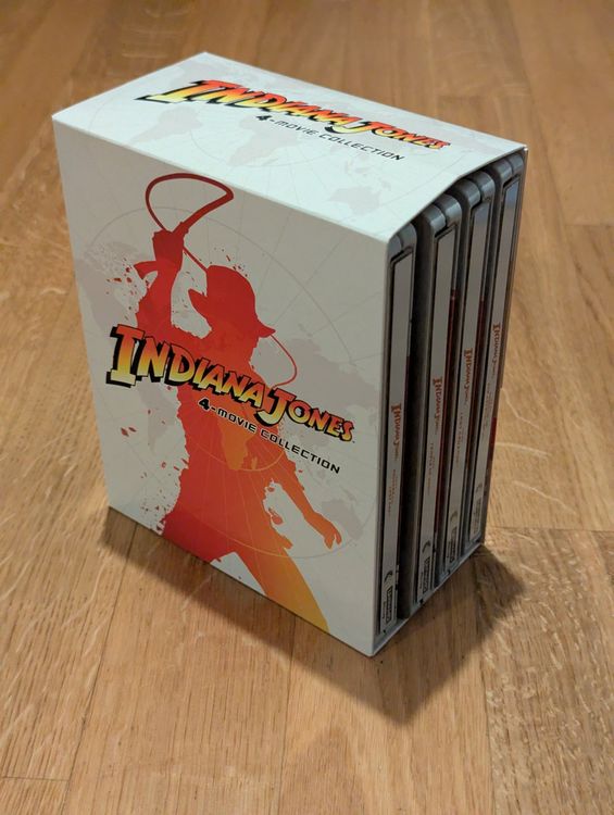 Indiana Jones 4-Movie Collection Steelbook 4K Blu-Ray (Gebraucht) in ...
