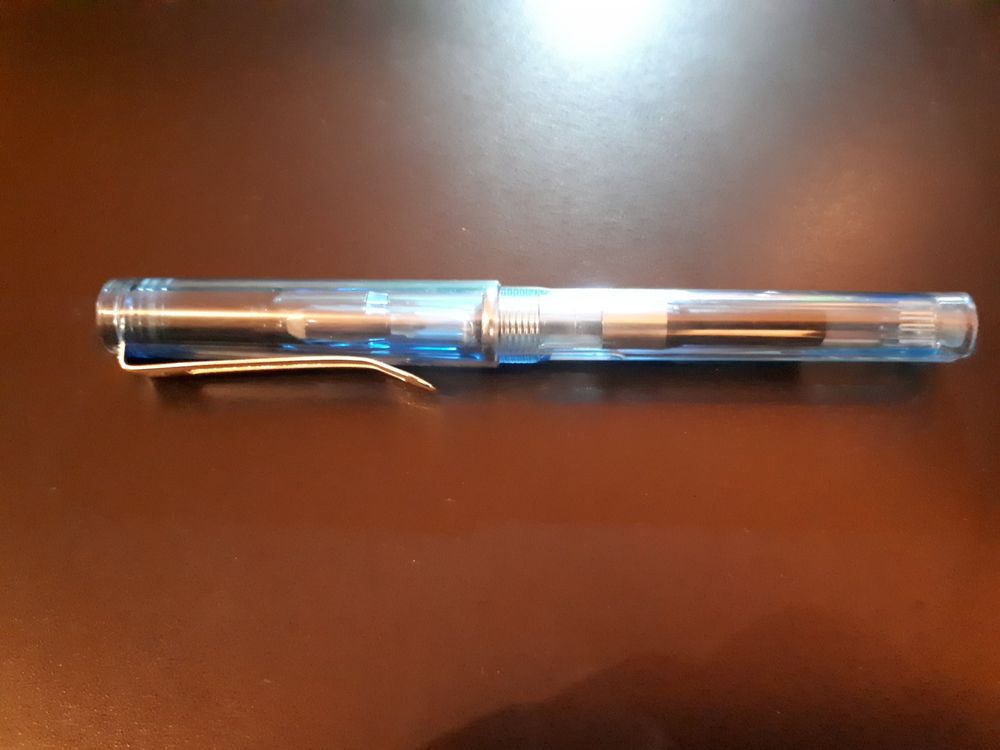 NEU - 0.38mm - Füllfederhalter Füllfeder Füller - Blau Clear (Neu ...