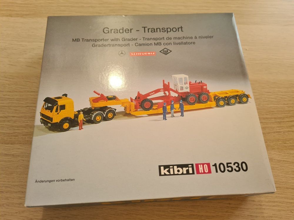 Kibri 10530 Grader Transport H0 OVP NEU | Kaufen auf Ricardo