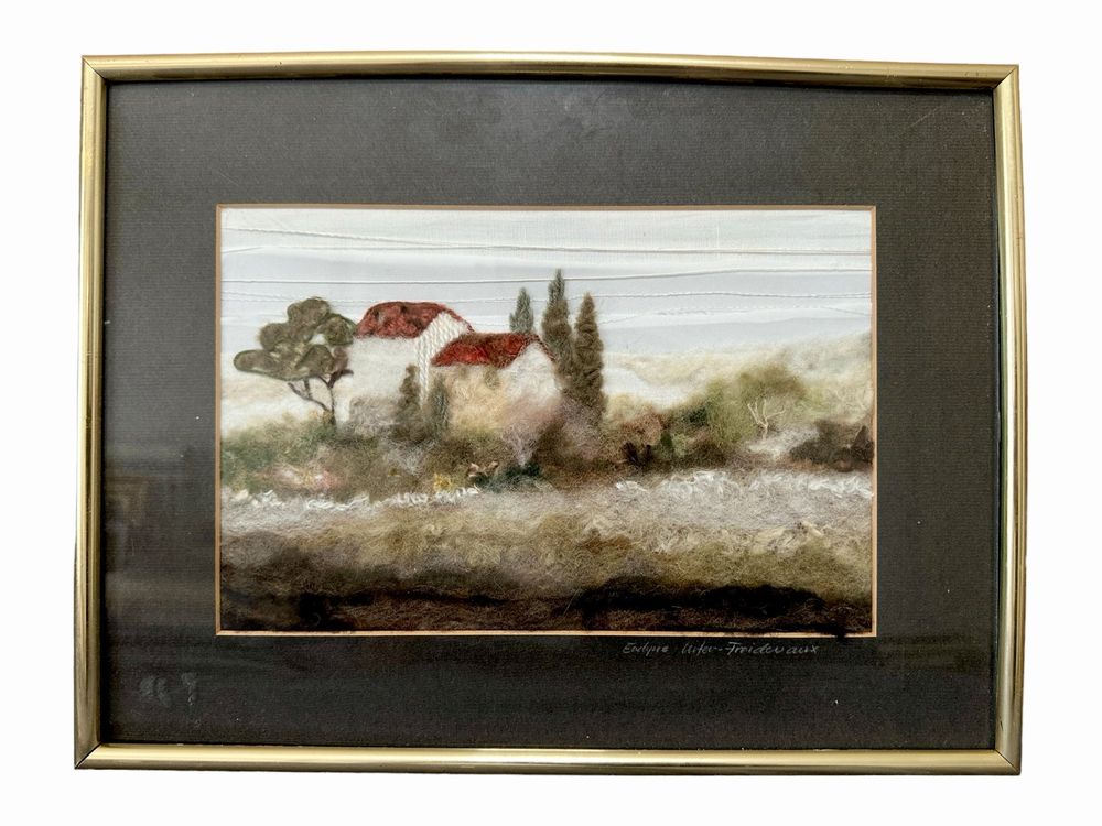EVELYNE URFER - Froidevaux Tableau paysage en laine cardée (Gebraucht) in Morges für CHF 45 ...