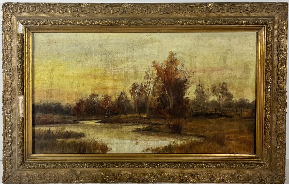 Antike Landschaft Gemälde, Unleserlich Signiert (Gebraucht) in Root für CHF 29 – mit Lieferung ...