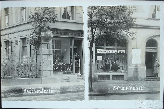 ZÜRICH Badenerstrasse & Bertastrasse, Schirm-Fabrik L. Fuchs (Gebraucht ...