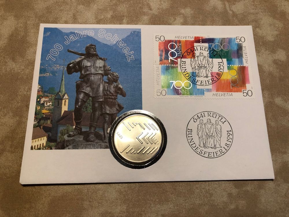 Münzbrief 700 Jahre Schweiz | Kaufen auf Ricardo