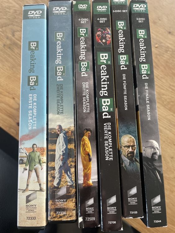 Breaking Bad Komplettbox 1-5 Staffeln DVD Set (Gebraucht) in Wetzikon ...