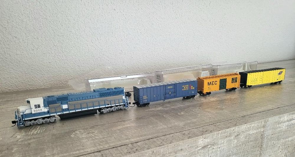 Atlas Spur N Set mit Diesellok OL 49037 + 3 GW, bis max -60% (Neu (gemäss Beschreibung)) in ...