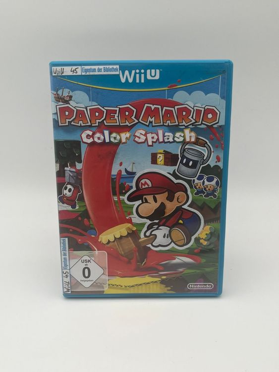 Paper Mario Color Splash Wii U Deutsch Original (Gebraucht) in St ...