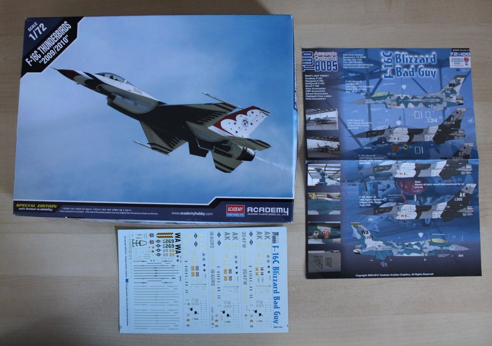 Set 1:72 - F-16C Thunderbirds plus Decals F-16C Bad Guy | Kaufen auf ...